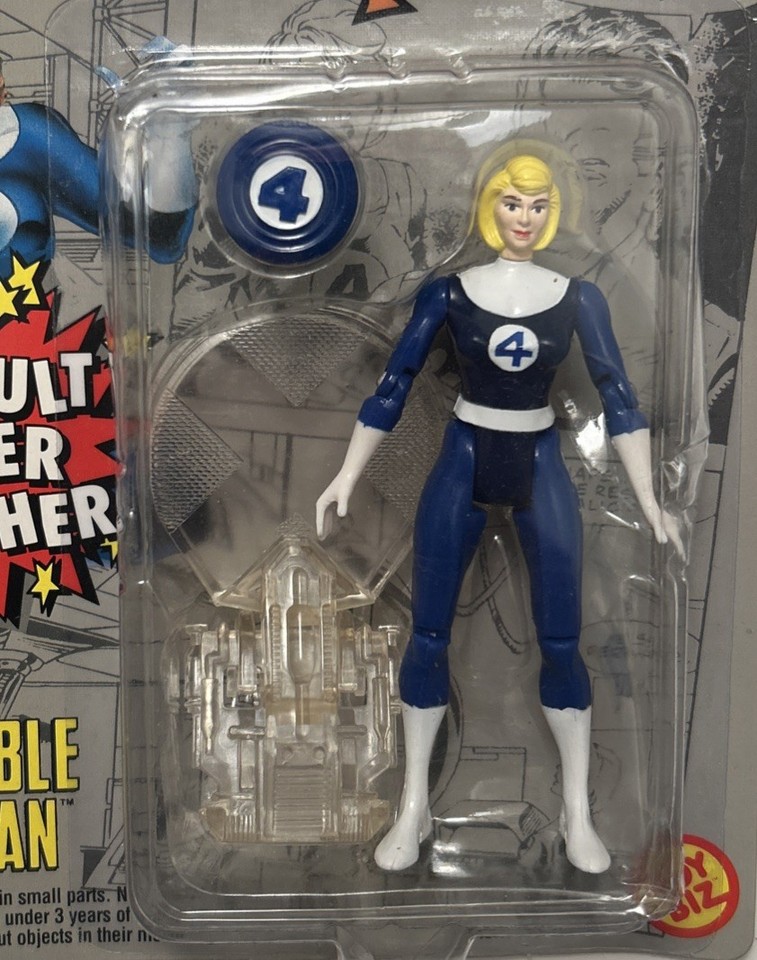 1994 Fantastic Four Invisible Woman Action Figure Toy Biz Marvel Super ...
