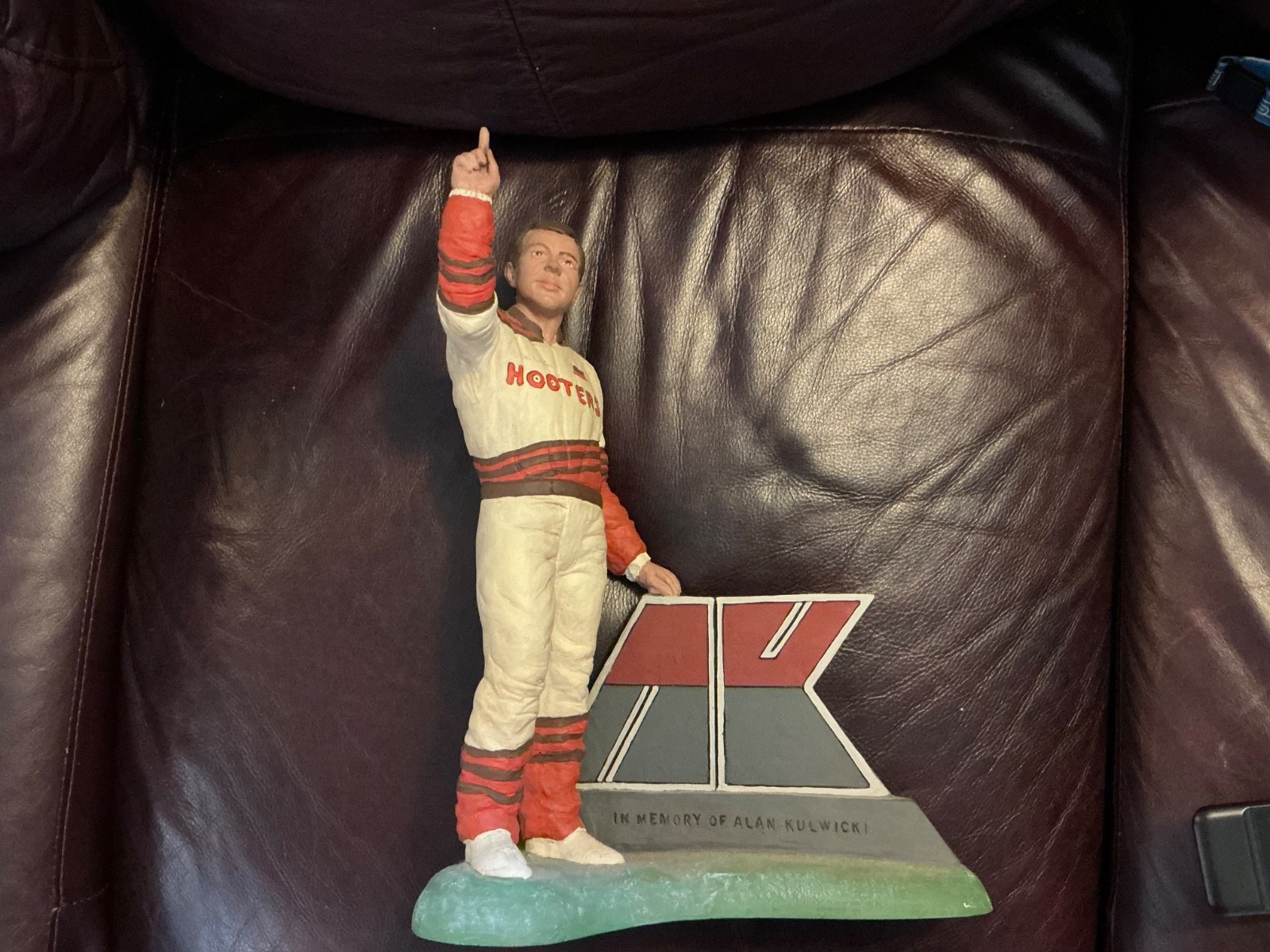 Alan Kulwicki Statue AK Racing shop sign #106 In Memory of Alan ...