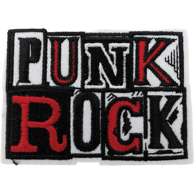 Punk Rock Patch, Punk Rock Embroidered Iron On Patch | eBay