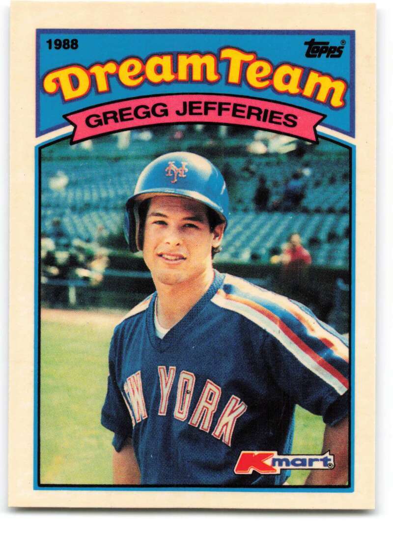 1989 Topps K-Mart Dream Team #11 Gregg Jefferies NM-MT Mets ID:60560 | eBay