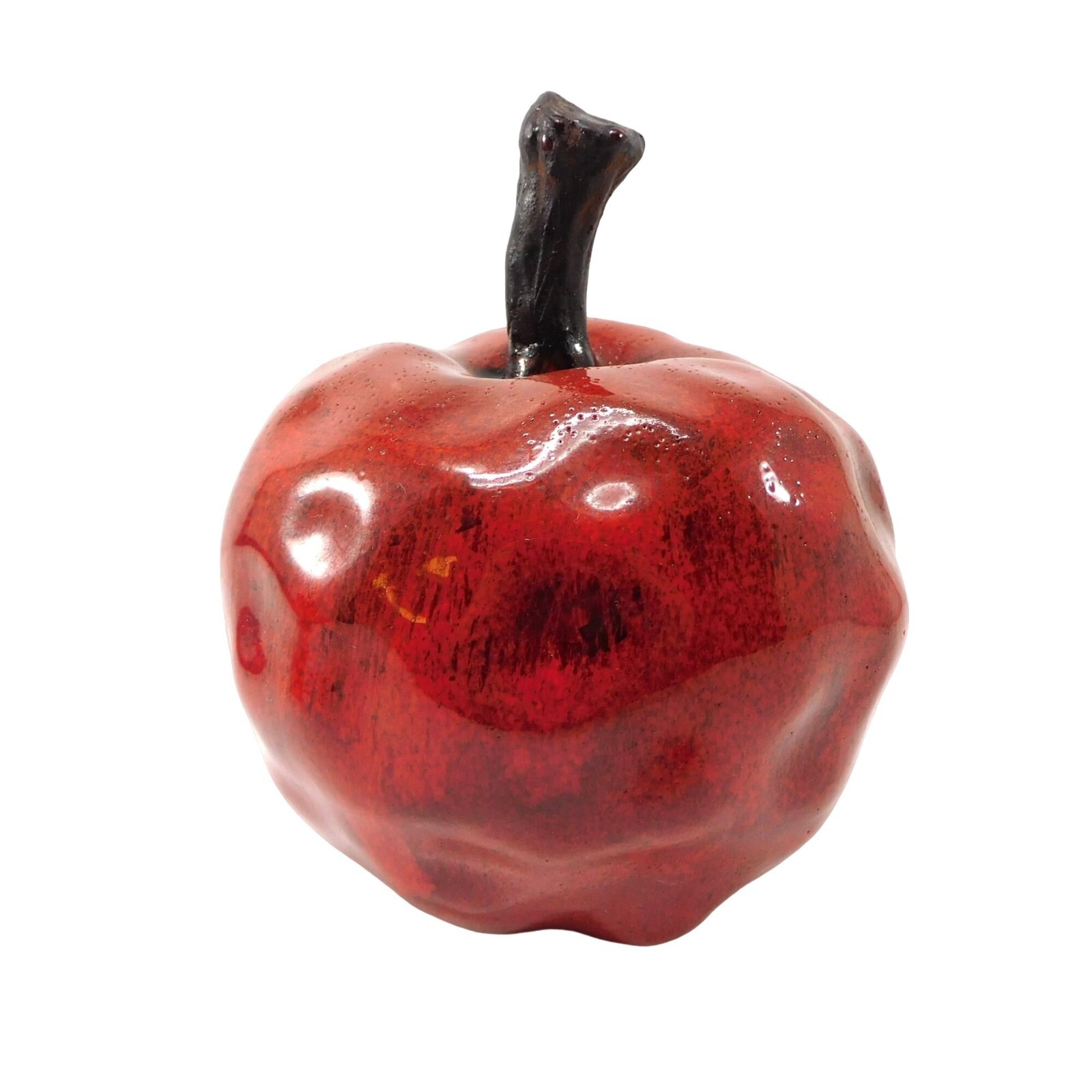 Pair of Large Red Ceramic Apples Home Decor | eBay