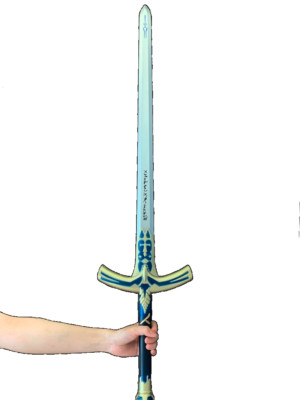 Fate Stay Night Excalibur Sword Cosplay toy 100cm PU safe material ...