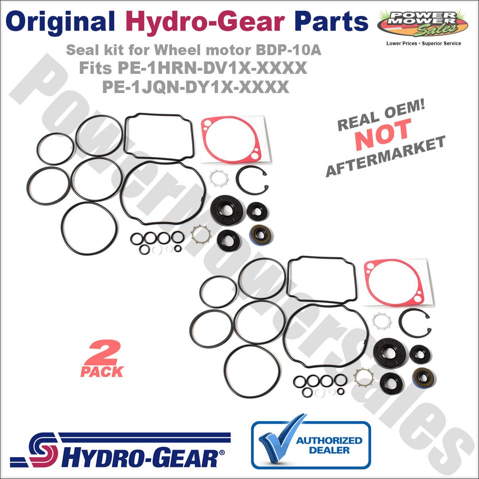 OEM GENUINE Hydro Gear 2PK Gasket Pump Seal Kit for Lawn Mowers 70525 ...