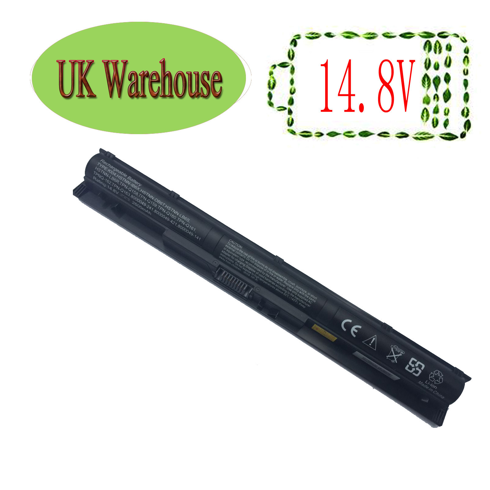 Replacement for HP 800049-001 Laptop Battery For HP Battery Pack (4 ...