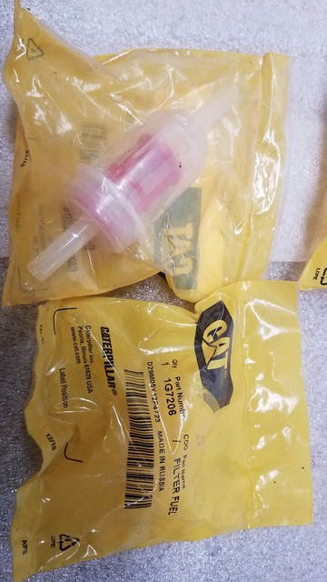 OEM CAT Caterpillar Fuel Filter Replacement Part No. 1G7206 Old Stock T ...