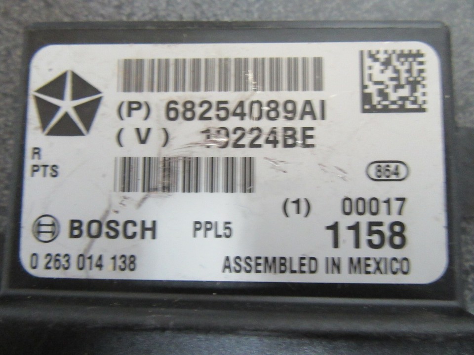 NEW CHRYSLER PARKING ASSIST CONTROL MODULE (PN 68254089AI) | eBay