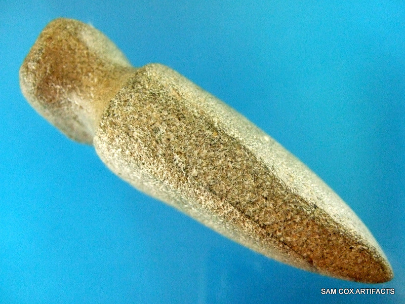Super Fine Authentic Stylized Il 3 4 Groove Hardstone Axe Indian