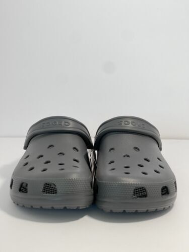 Crocs Unisex Classic Clog 10001-0DA Slate Grey Mens Size 6 / Women’s 8 ...