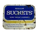 Vintage Sucrets Tin Metal Regular Sore Throat Lozenges Box Empty | eBay
