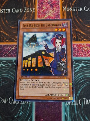Yu-Gi-Oh! Tour Bus From the Underworld BP02-EN105 Mosaic Rare 1st ...