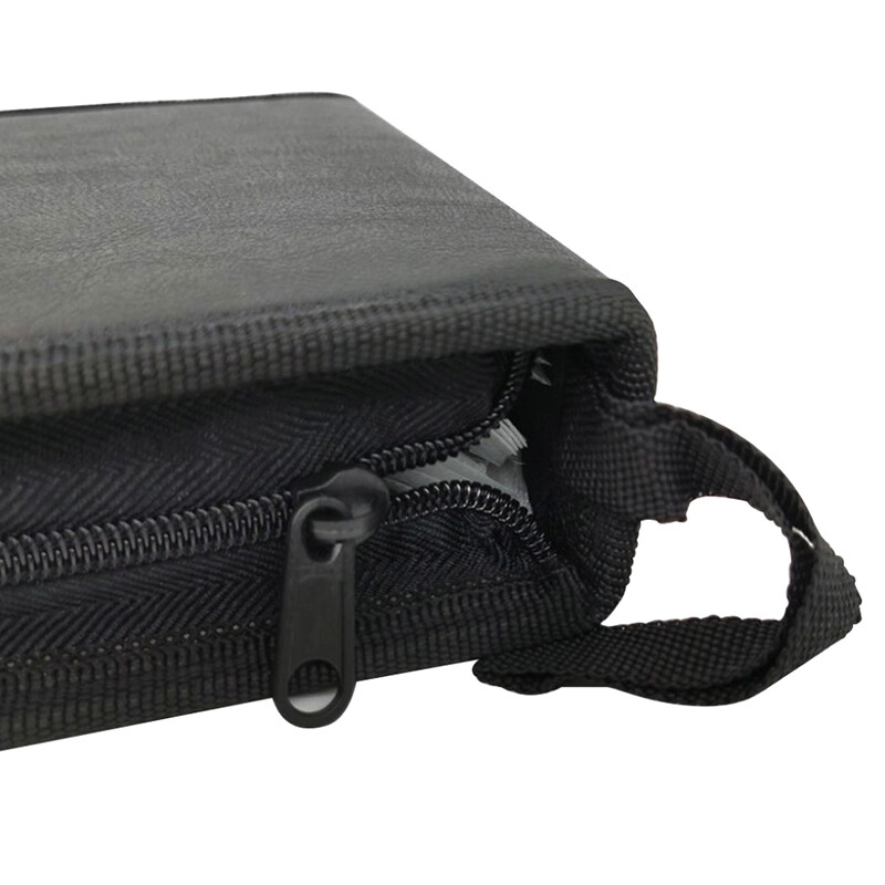 40 Disc CD Storage Bag Case Double-side Hard Album Home DVD Organizer ...
