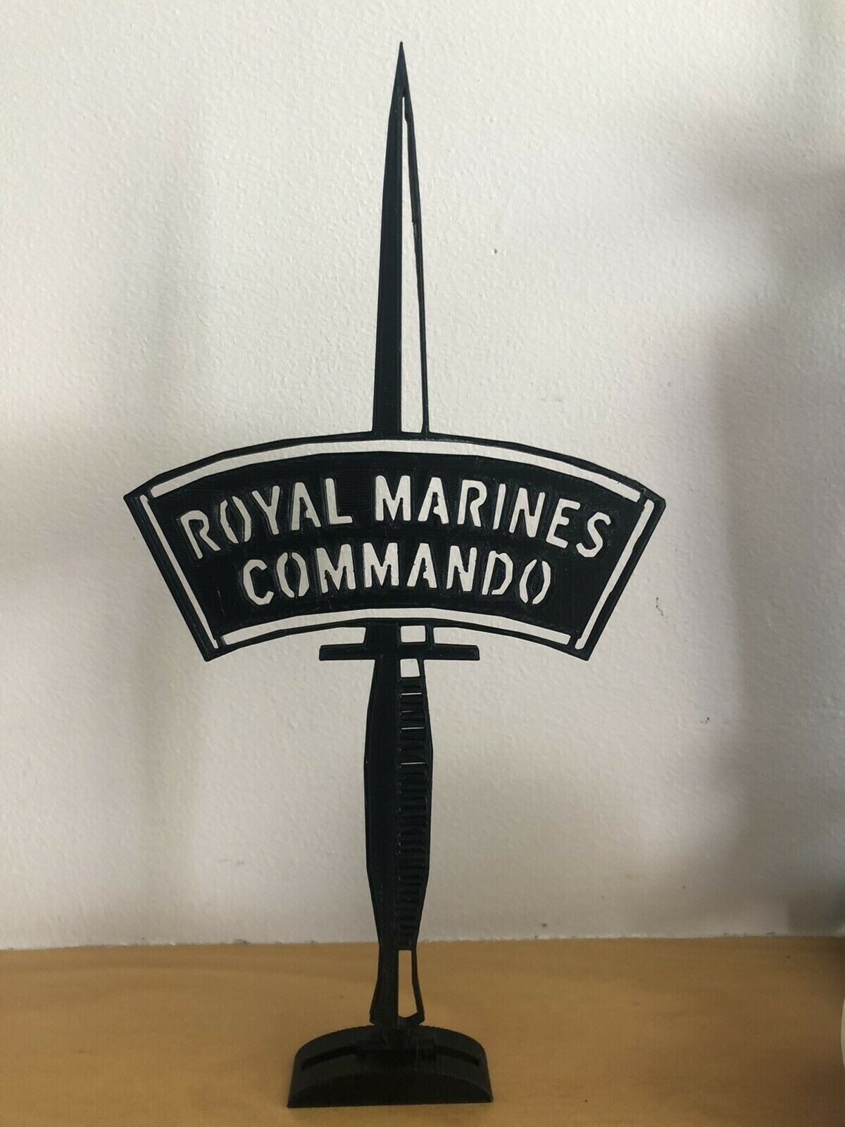 Royal Marines Commando Dagger silhouette, ensignia emblem, Desktop ...