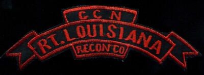 US Army Recon Company Louisiana CCN Vietnam Scroll Patch VT-3 | eBay