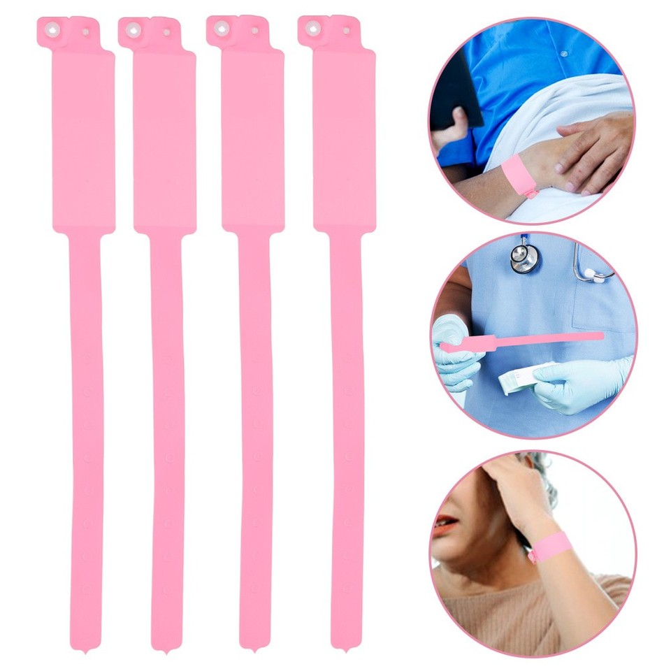 100 Pcs Hospital Wrist Bands Patient Wristbands Child Safety Id ...