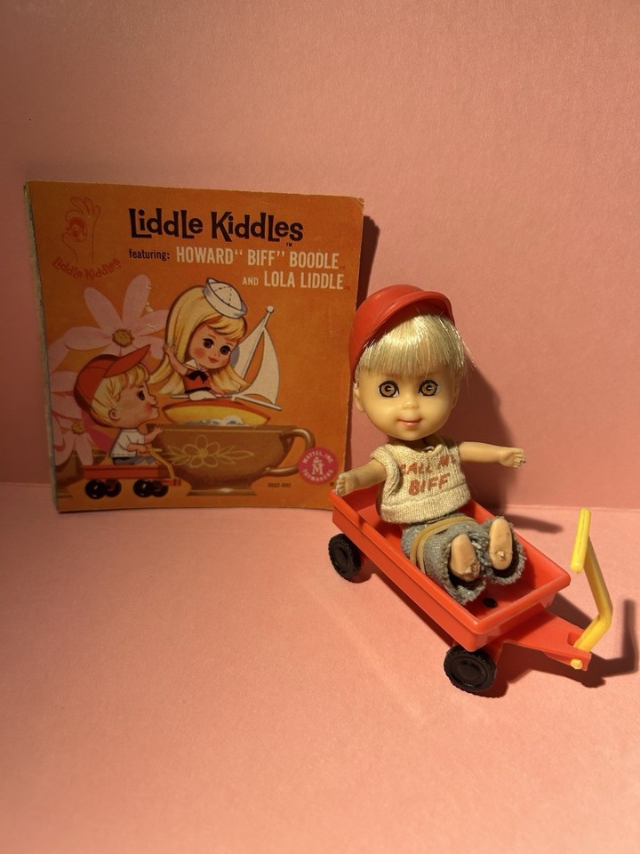 Vintage Liddle Kiddles HOWARD "BIFF" BOODLE Complete Doll Set w/ Book ...