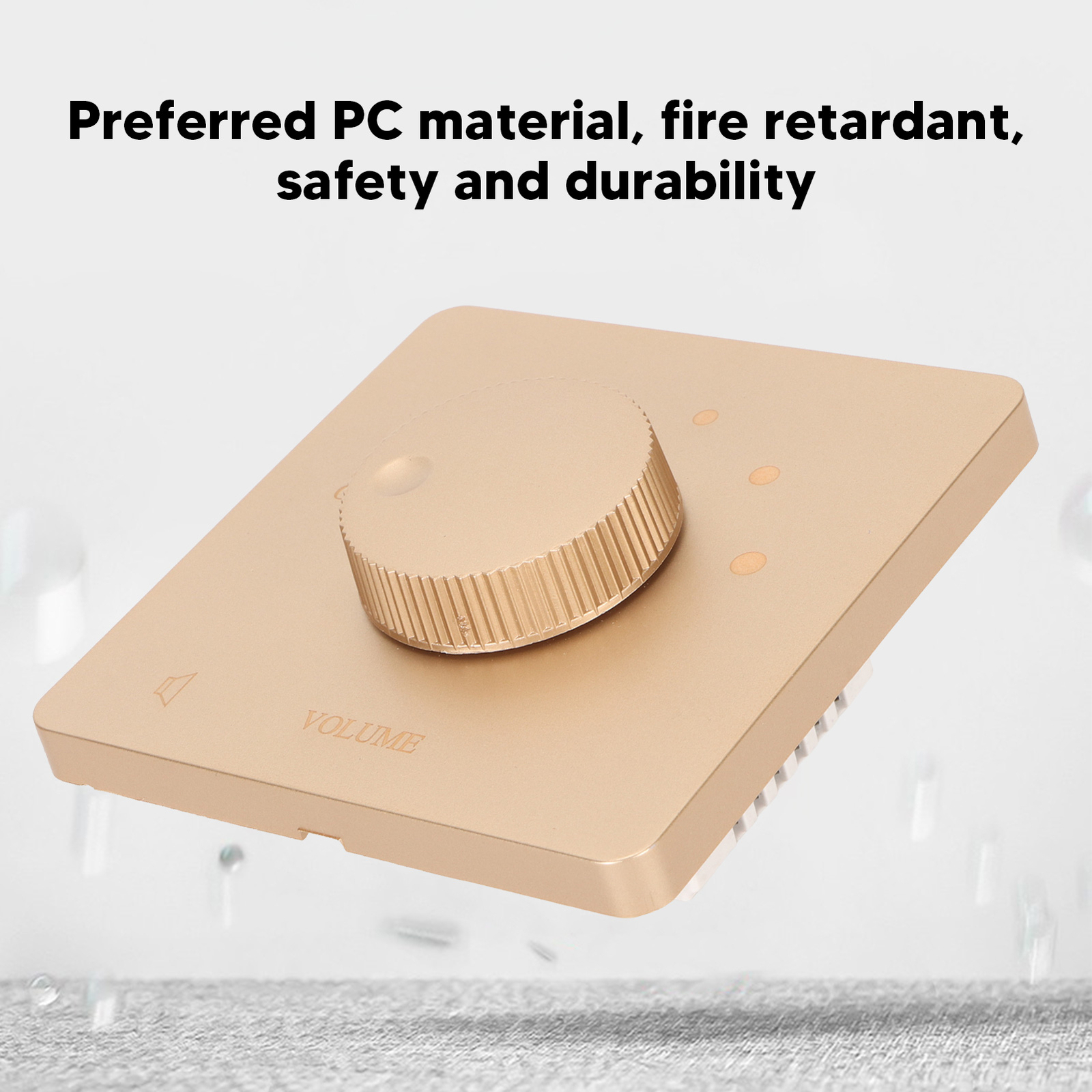 50W Volume Control Professional Safety 5 Gears Tuning Knob Volume ...