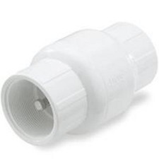FLO Control Spring Check Valve 1-1/2" Sched 40 D2466 SXS White PVCI P/n ...