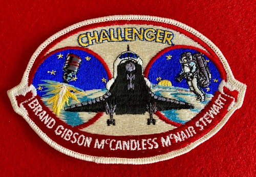 Ecusson 1984 Spatiale Challenger STS-41B NASA Brand Gibson Candless Nair Stewart | eBay