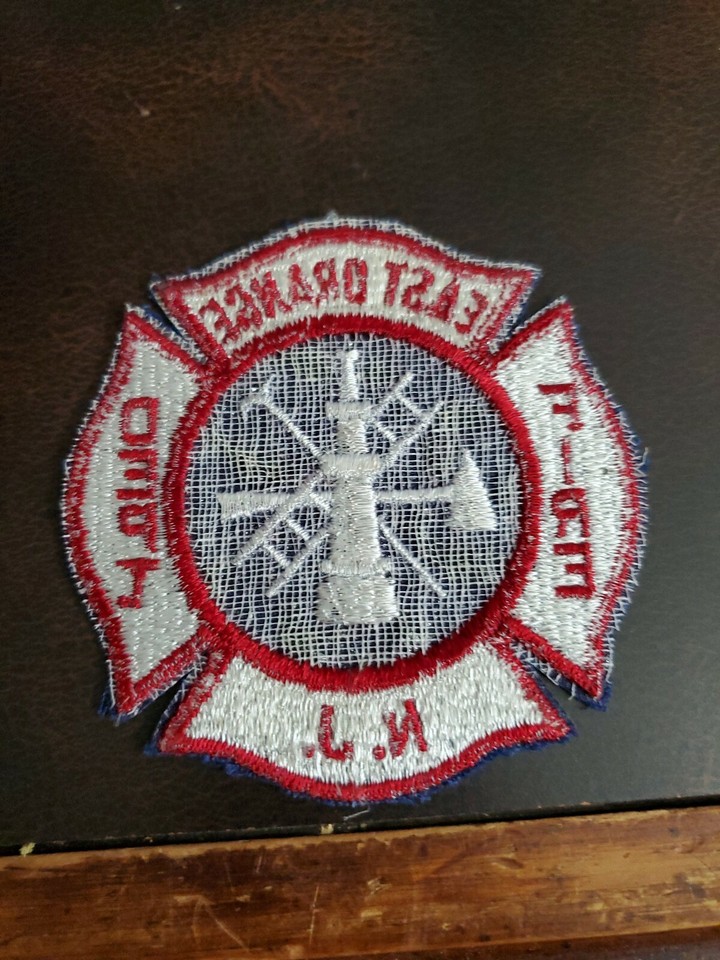 Vintage Fire Department Patch - EAST ORANGE FIRE DEPT. N.J. | eBay
