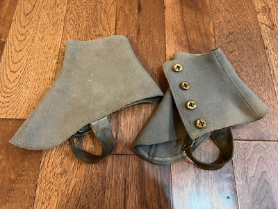 "Standard" SPATS Vintage Boot Shoe Covers Gaiters Cosplay Steampunk ...