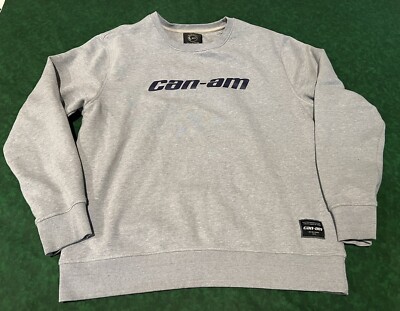 BRP - Can-Am - Off-road Gray Sweatshirt - Adult Size MEDIUM | eBay