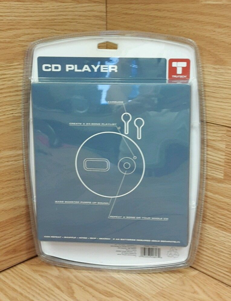 Trutech (T100-CD) Personal Portable CD Player With Earbuds **NEW** (057 ...