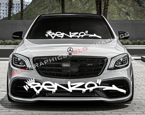 Benzo sticker slammed windshield boost window decal Fits Mercedes Benz ...