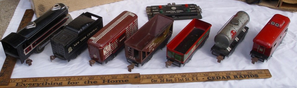 MARX STEAM LINE ELECTRIC TRAIN 7 PIECE SET BOXED 3987 | eBay