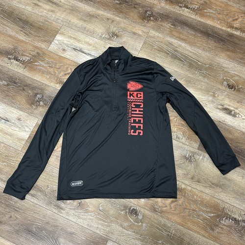 Kansas City Chiefs Authentic Combine Training 1/4 Zip Tech Jacket Men's ...