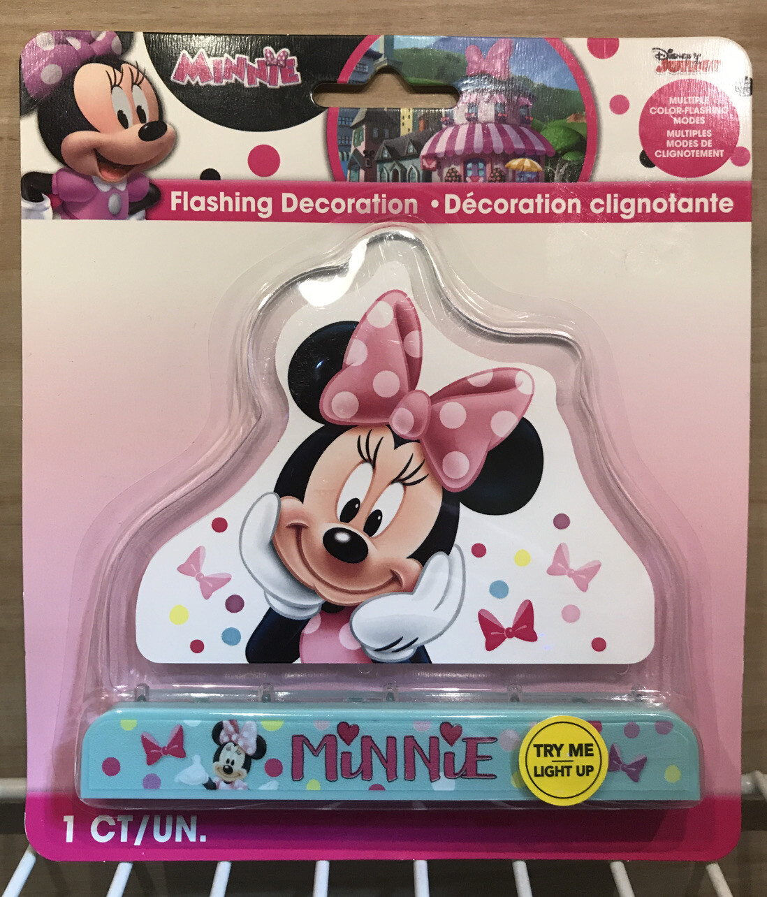 DISNEY MINNIE MOUSE FLASHING DECORATION MULTIPLE COLOR FLASHING MODES ...