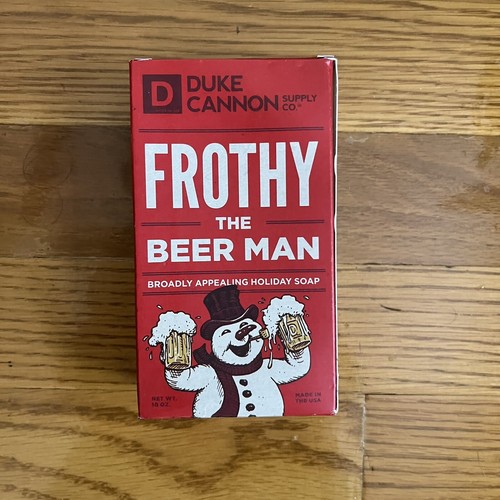 Duke Cannon Frothy The Beer Man Soap - Red Packaging NEW - Christmas ...