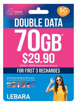 Lebara $29.90 Starter Pack PrePaid SIM Card | eBay