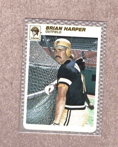 1985 Fleer Baseball Card #466 Brian Harper Pittsburgh Pirates | eBay
