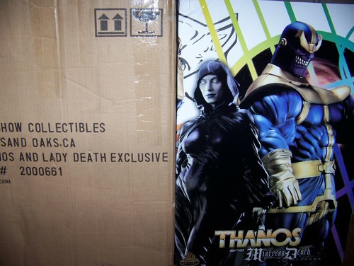 SIDESHOW THANOS & MISTRESS (LADY) DEATH EXCLUSIVE VERSION STATUE | eBay