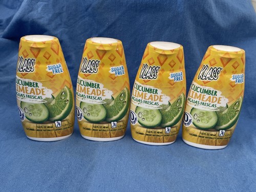 4 Lot Liquid Water Enhancer Cucumber & Lime Klass Aguas Frescas | Sugar ...