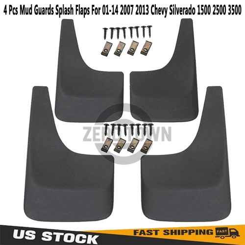 For Chevy Silverado Suburban Avalanche 01-14 #19213393 Mud Flaps Splash ...
