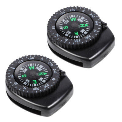 Pack of 2 Portable Compass Compass for Watch Band Direction Pocket ...