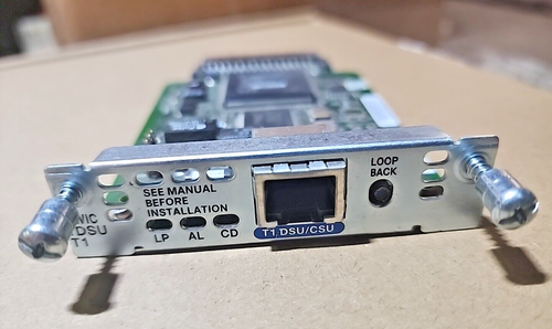 Cisco HWIC-1DSU-T1 • T1 CSU/DSU WAN Interface Card | eBay