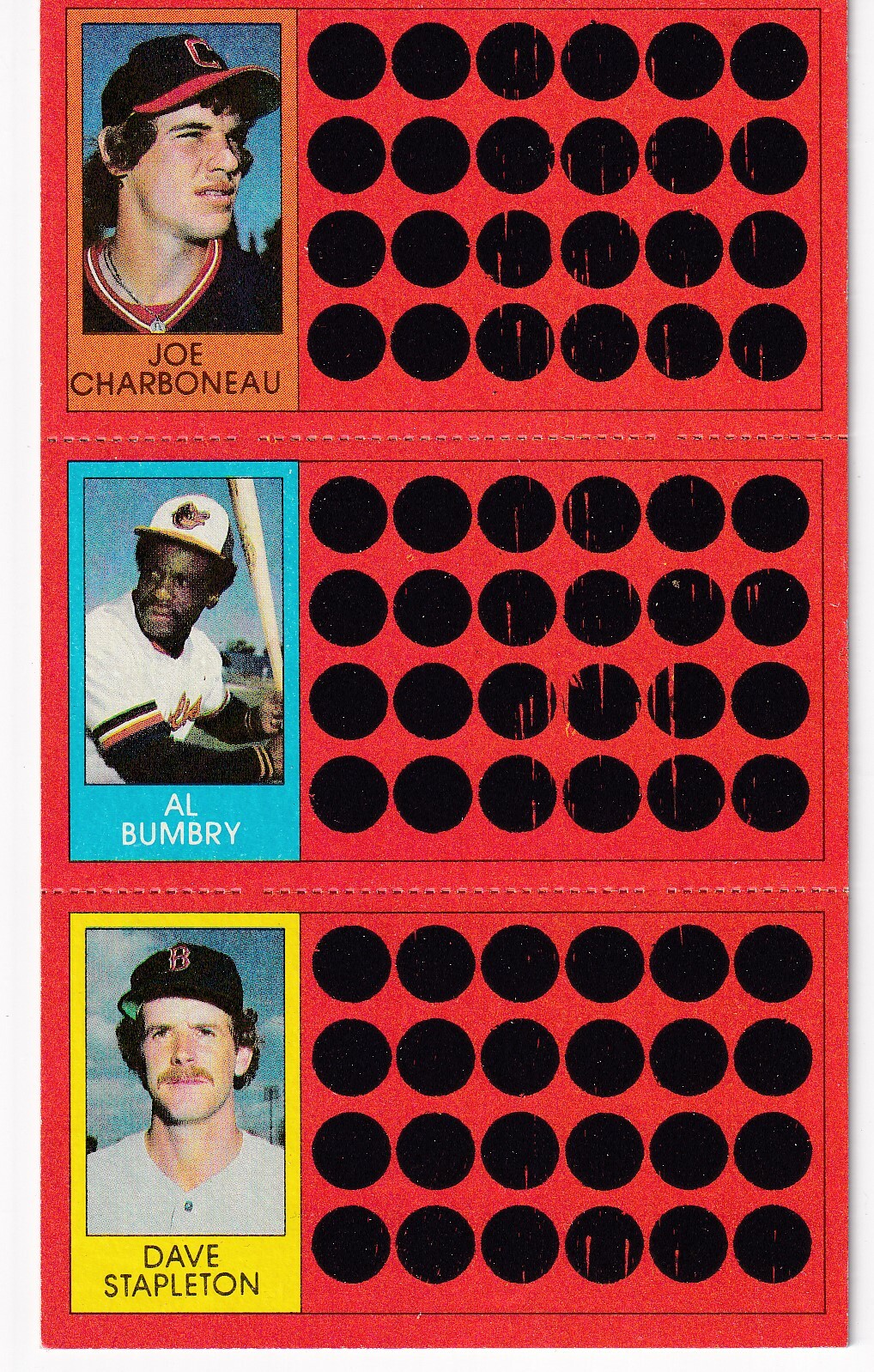 Joe Charboneau Signed Color Photo 8x10 White Jersey +1981 Topps Scratch ...