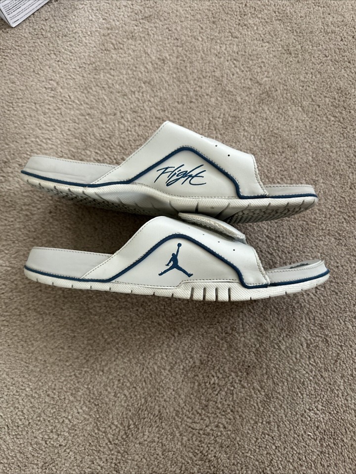 Jordan Men Hydro IV Retro Off White / Industrial Blue Size 11 | eBay