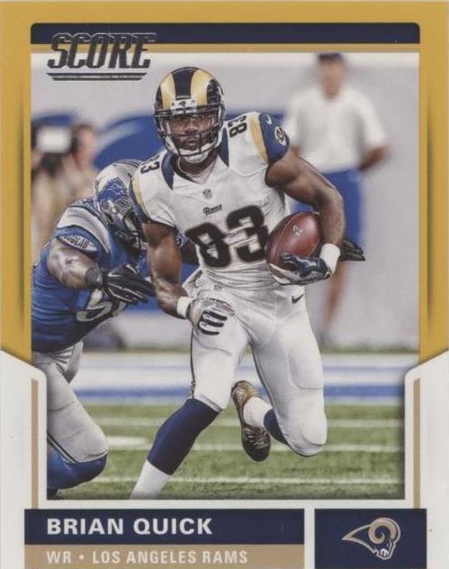 2017 Score - Brian Quick #43 Gold for sale online | eBay