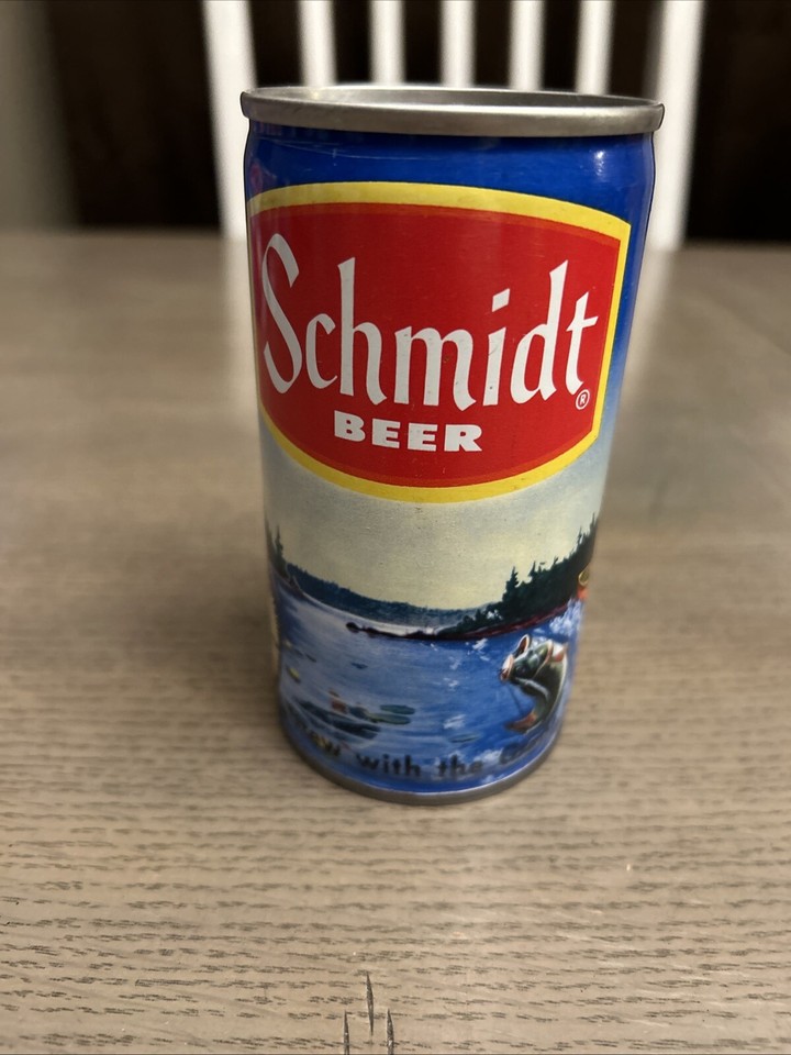 Schmidt Beer Fisher Fishing Native American Indian LaCrosse WI Pull Tab ...