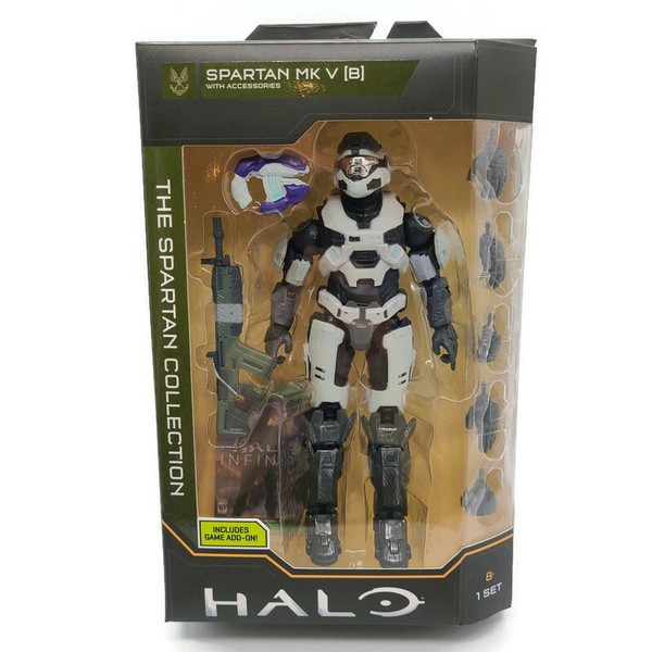 Halo Infinite The Spartan Collection Jazwares Mark V B White Action ...