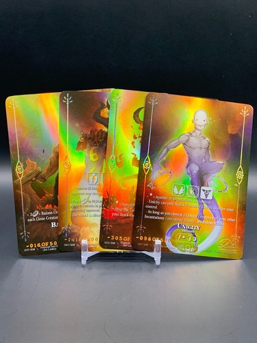 Rise TCG Gold Serialized /500 Alpha Collector Lot Uncity Gold Eater ...