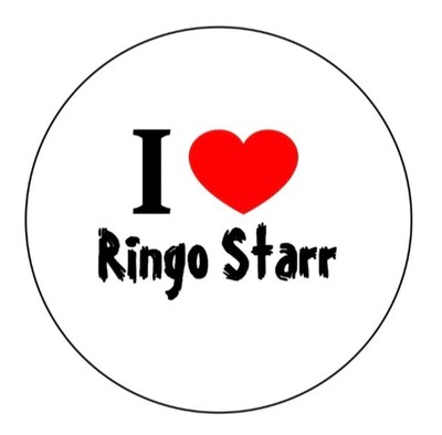 I Love Ringo Starr Beatles Music 2.25” Pinback Button Pin | eBay