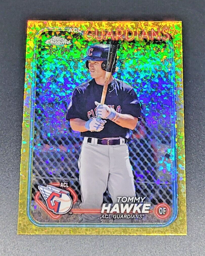 2024 Topps Pro Debut TOMMY HAWKE Chrome GOLD MINI-DIAMONDS REF /50 PDC ...
