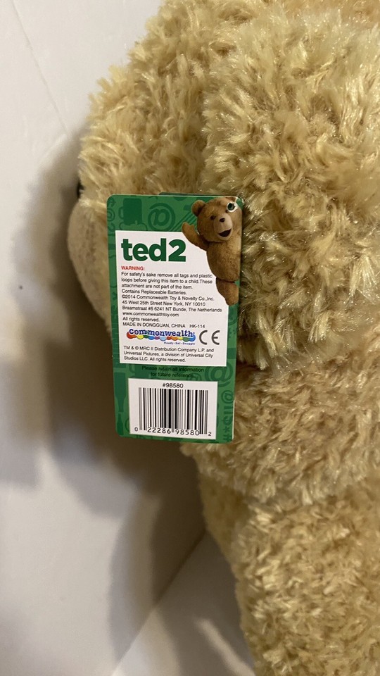 Ted 2 Movie-Size Plush Talking Teddy Bear Explicit Doll 24'' | eBay