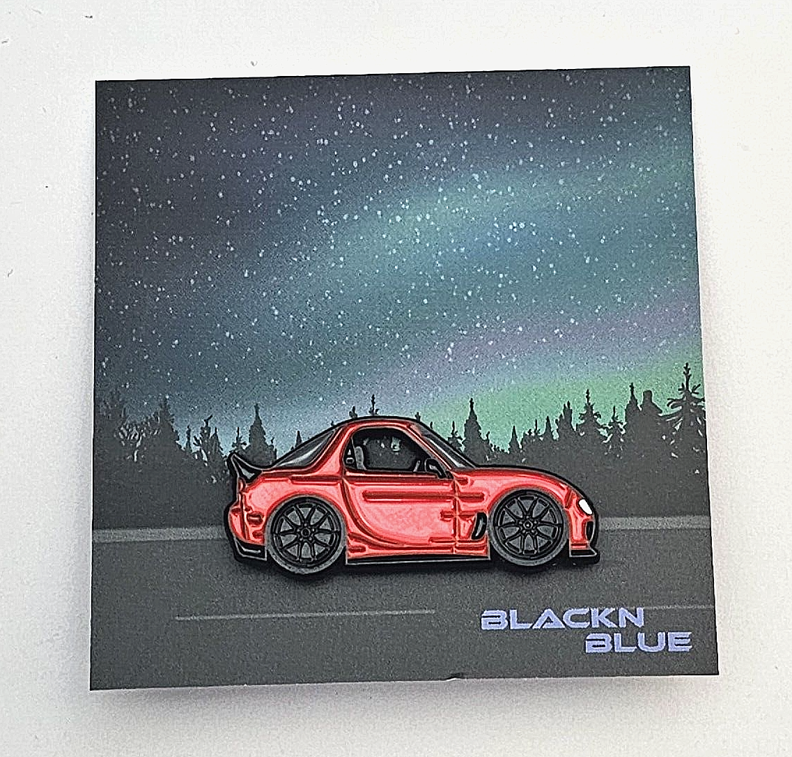 BlackN Blue: Mazda RX-7 FD Limited Edition Enamel Pin #27/50 | eBay
