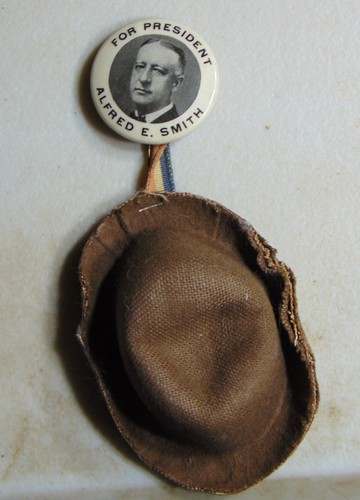 Al Smith 1928 campaign pin button political | eBay