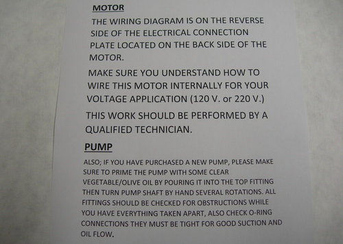 NEW HAIGHT HOT OIL PUMP and Motor FITS DEAN FRYMASTER 8102337 PITCO | eBay